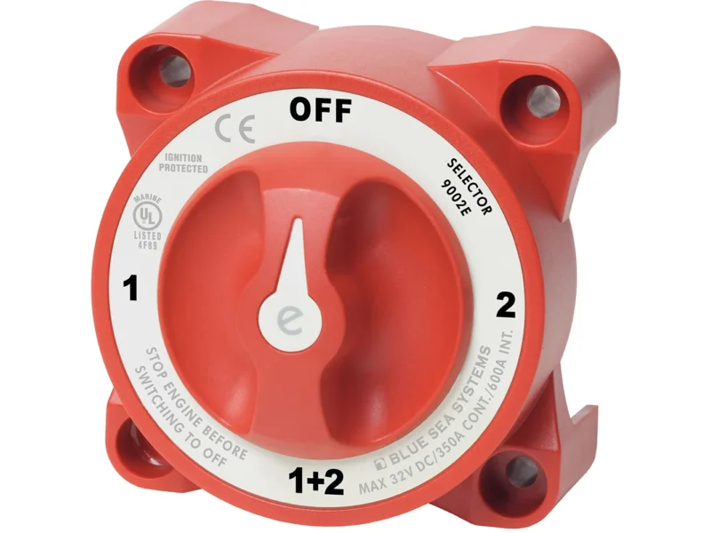 Blue Sea 9002e e-Series Battery Switch Selector w/Alternator Field ...