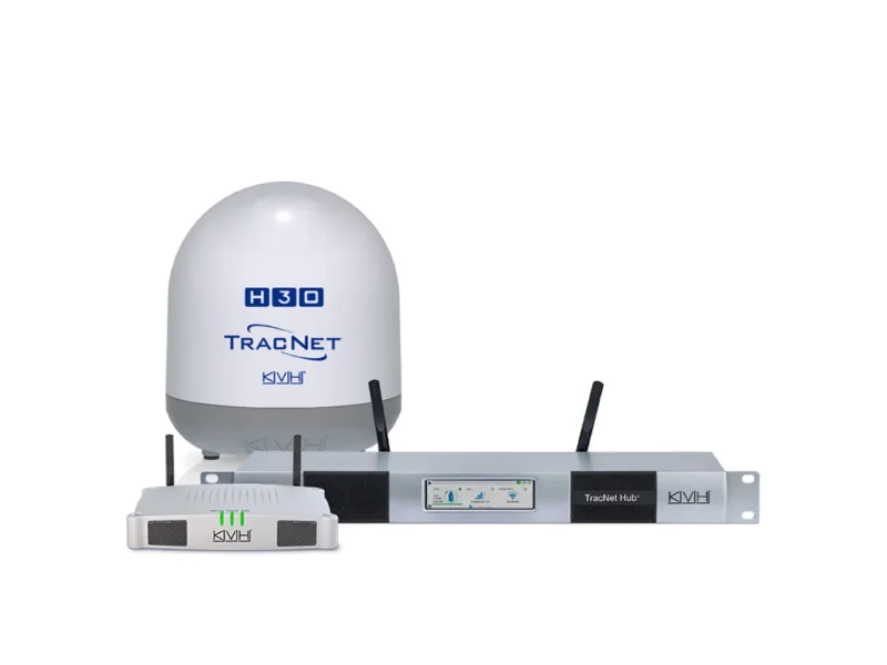 KVH TracNet™ H30 Ku-Band Antenna w/TracNet Hub - Kemtec Marine Electronics